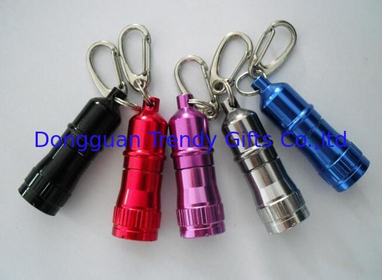 OEM Mini Emergency Aluminium Led Flashlight Torch Keychain For Climbing Usage ,Many Design Available supplier