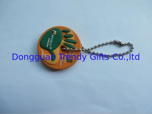 Multi Function Double Sided Hand Shape Silicone Rubber PVC Charm With Metal String For Key Holder And Bag Decoration supplier