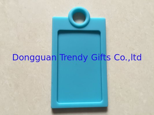 Custom Logo Blue Red Soft Silicone Card Holder Wallet / Card Pouch With String For Safety Protect Cards supplier