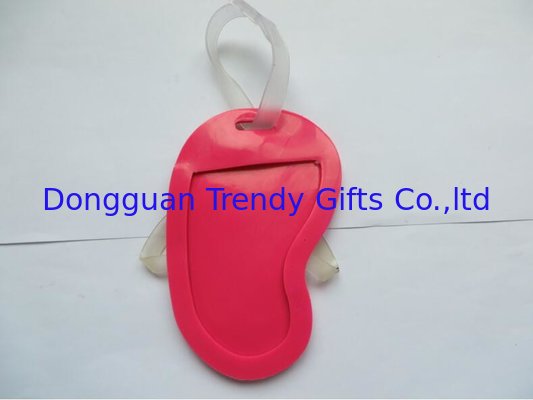 Personalized Club De Golf Levis Member 3D Soft PVC Travel Hang Bag Tags / Name Card Tags For Club Big Event supplier