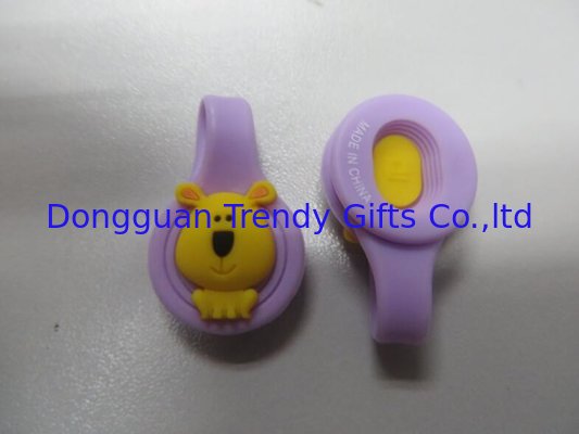Mini Cute Dog Shape Charms Silicone Earphone Cable Holder Cable Winder Accept Logo Print supplier