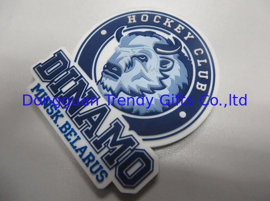 High Quality Hockey Club 3D Soft PVC Rubber Fridge Magnet Sticker For Club Event Souvenir Gifts supplier