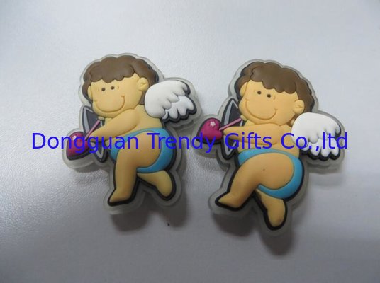 Flexible 3D Boys Girls Angel Shape PVC Fridge Magnet Sticker With Cheap Wholesale Price, For Home Decoration supplier
