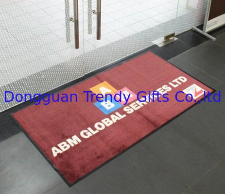 Custom High Quality Non Slip Nylon Carpet Bath Floor Mat With Company Logo, Can Be Washable supplier