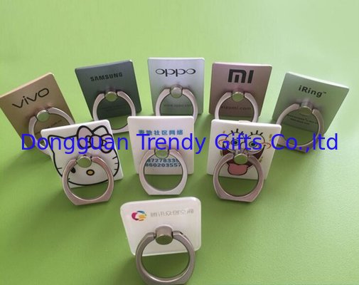 Fashion 360 Degree Universal Acrylic Mobile Phone Ring Holder Finger Ring Stand With Custom Printing Cartoon Figures supplier