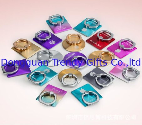 Fashion 360 Degree Universal Acrylic Mobile Phone Ring Holder Finger Ring Stand With Custom Printing Cartoon Figures supplier