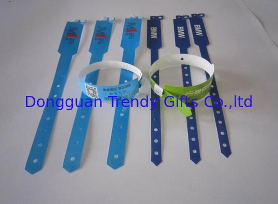 Cheap PVC Bracelet ID NFC Disposable Medical Bracelet , Custom Print Logo , Many Size Avaiable supplier