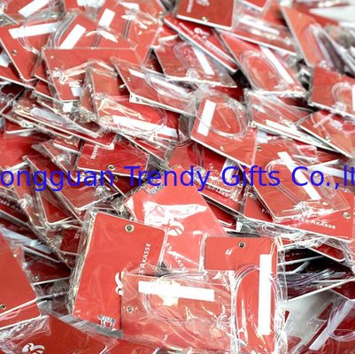 Personalized Rotatable  2 Card Eyelet Attached Plastic PVC Luggage Tag With Loop Strap,For Airline Travel Bag supplier