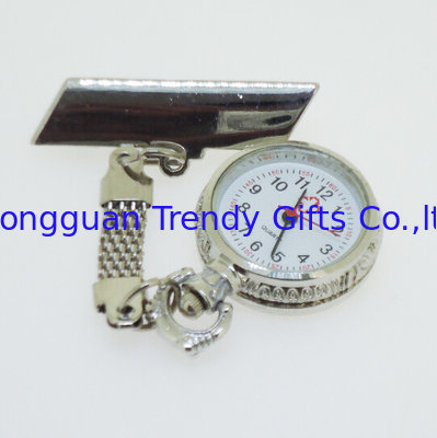 Silver Mesh Band Metal Chain Medical Watch Hospital Nurse Watch With Quality Chinese Movment SL68, Laser Back Logo supplier