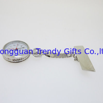 Silver Mesh Band Metal Chain Medical Watch Hospital Nurse Watch With Quality Chinese Movment SL68, Laser Back Logo supplier