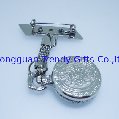 Silver Mesh Band Metal Chain Medical Watch Hospital Nurse Watch With Quality Chinese Movment SL68, Laser Back Logo supplier
