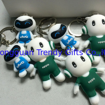 Cool Opp Vivo 3d Toy Rubber PVC Keychains Key Holder, Pack With Nice Plastic Case, For Advertising Gift supplier