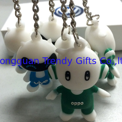 Cool Opp Vivo 3d Toy Rubber PVC Keychains Key Holder, Pack With Nice Plastic Case, For Advertising Gift supplier