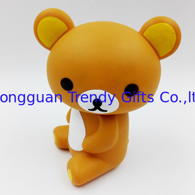 Custom Lovely Bear Rubber PVC Toys ,PVC Vinyl Action Figures , Eco-friendly For Home Decoration, Accept OEM supplier