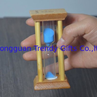 Novelty Mini Wood Sand Timer Hourglass With 3 Minutes,For Home And Restaurant Decoration supplier
