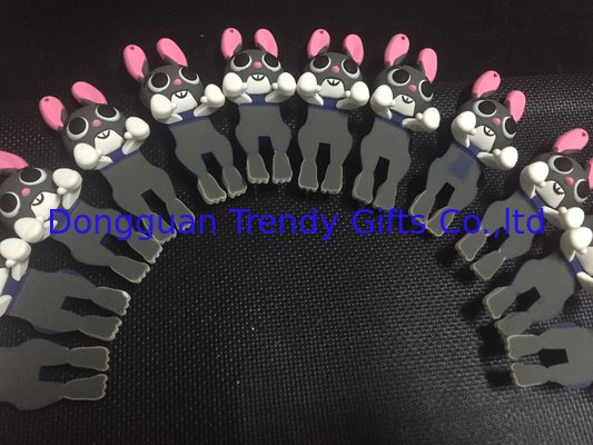 2017 DIY Cute 3D Zootopia Judy Soft PVC Cell Phone Charms , Stick To Smart Phone Case, Best Phone Gift Decoration supplier