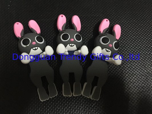 2017 DIY Cute 3D Zootopia Judy Soft PVC Cell Phone Charms , Stick To Smart Phone Case, Best Phone Gift Decoration