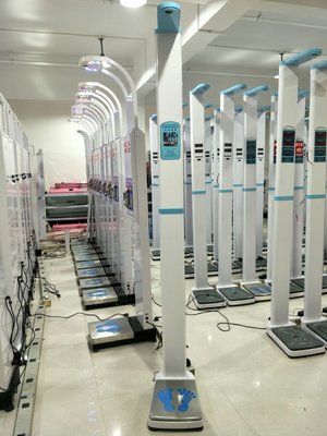 body fat measuring instruments height and weight scale balance for hospital and Load cell weight and clinic