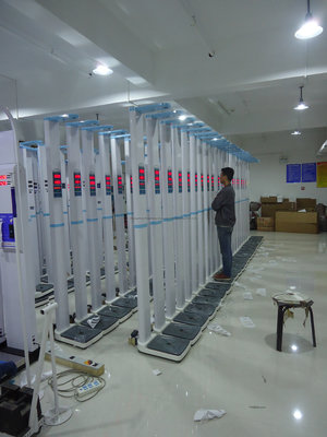 body fat measuring instruments height and weight scale balance for hospital and Load cell weight and clinic