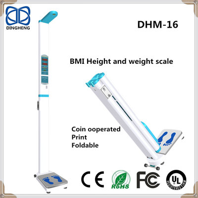 DHM-16 LCD or LED Digital display scales vending machine weight and height machine ultrasonic height and weight machine