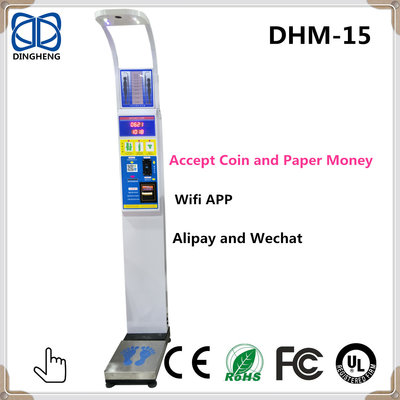 DHM-15 DINGHENG Bluetooth Body Fat Analyzer smart weight scale,High Quality smart Height weight scale