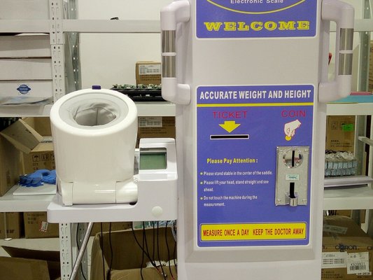 DHM-15A  Automatic Height/Weight Measurement System with blood pressure meter scale height measuring stand with weighing