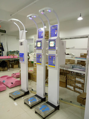 DHM-15A  Automatic Height/Weight Measurement System with blood pressure meter scale height measuring stand with weighing