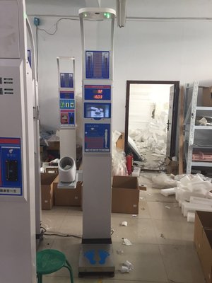 electronic bench weighing scale 500kg height and weight scale with height Ultrasonic detector DHM-600B