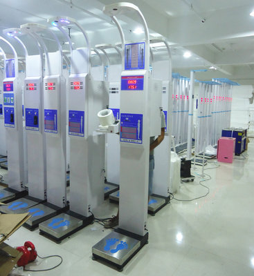 electronic bench weighing scale 500kg height and weight scale with height Ultrasonic detector DHM-600B