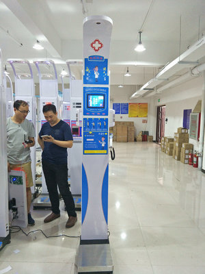 DHM-800A Multi-function touch display shows weight, height and BMI body fat weighig scale DHM-800A manufacture