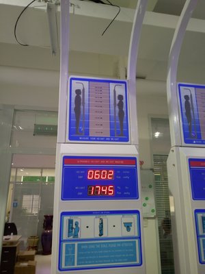 DHM-15B Weighing measuring apparatus height and weight body fat scale machines with blood pressure monitor and pulse