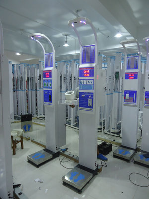 DHM-15B Weighing measuring apparatus height and weight body fat scale machines with blood pressure monitor and pulse
