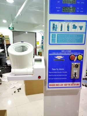 DHM-15B Two Buttons Electronic Platform Weighing Scale 300kg height weight blood pressure machine coin operated blood