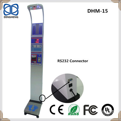 DHM-15 180kg Capacity Ultrasonic Body Fat Scale High Accuracy 0.1kg Load Cell with CE RoHs Certificate