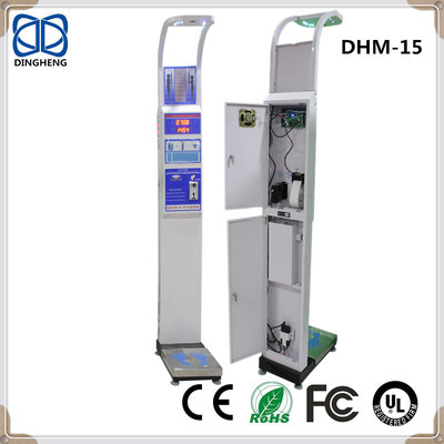 DHM-15 Height Weight body scale with coin and printer adult height measuring board from China Factory digital height