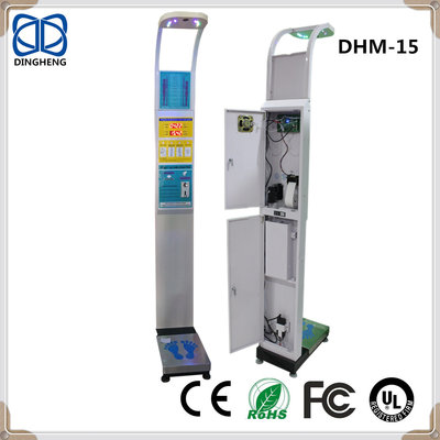 DHM-15 Arabic smart body fat analysis scale weighing and height body scales with coin accepter BMI Scale coin-operated