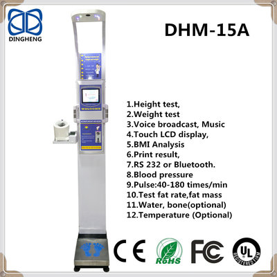 DHM-15A  Height and Weight Body Scale Blood pressure Pulse fat rate fat mass  Height and Weight Body Scale Blood pressur