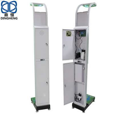 DHM-15 bluetooth height weight weighing scale with bmi and coin-operated slot cash vending machine