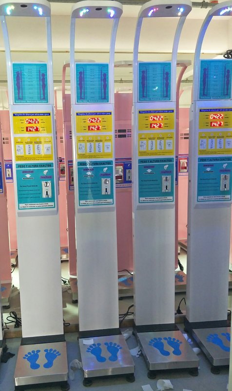 Height and Weight Scales to weigh cattle presicion height and weight Eletronic Display BMI balances machines with printe