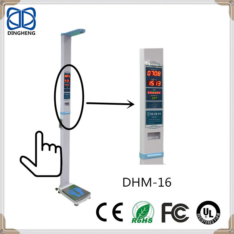 DHM-16 Mechanical digital display Rated Load 200kg mearsure Body Weight and Height Folding scales WEIGHIGN mbi scale