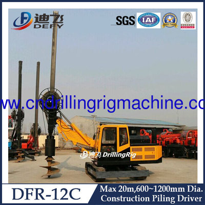 600-1200mm Diameter Hydraulic Piling Driver Machine DFR-12C with 20m Depth