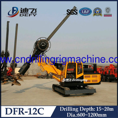 600-1200mm Diameter Hydraulic Piling Driver Machine DFR-12C with 20m Depth