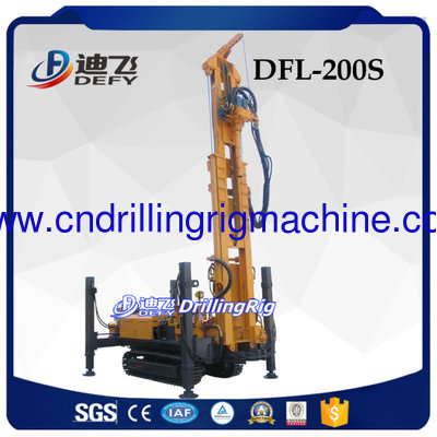 260m Multi-purpose Down-to-hole Drilling Rig DFL-200S with DTH Bit and DTH Hammer for Hard Rock