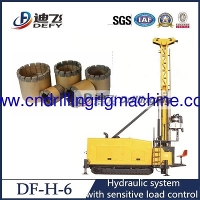 2000m Hydraulic Wire-line Core Drilling Rig with NQ, BQ, HQ, PQ Drilling Tools