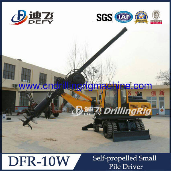 450-1200mm Diameter Foundation Hydraulic Pile Driver Machine DFR-10W with 15m Max. Depth