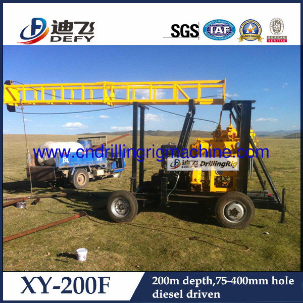 XY-200F Portable hydraulic geological core sample drilling rig