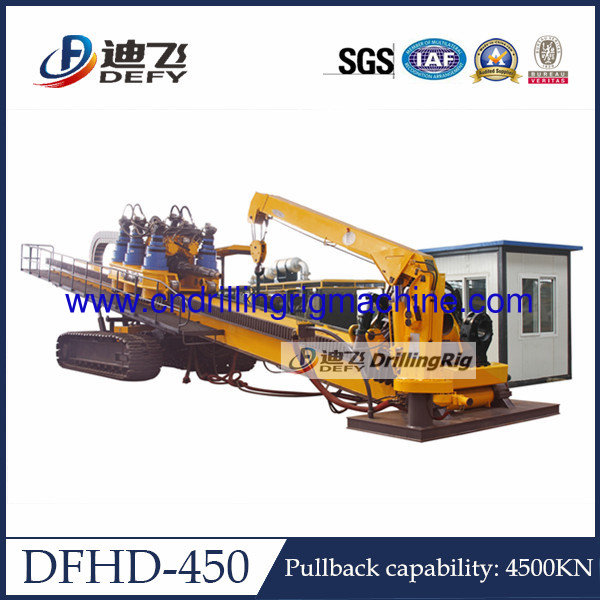 450Ton Capacity City Construction DFHD-450 Horizontal Directional Drilling HDD Rig Machine