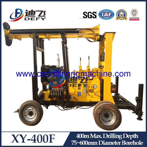 XY-400F Core Sampling Drilling Rig, 400m Water Well Drilling Rig Machine for Sale