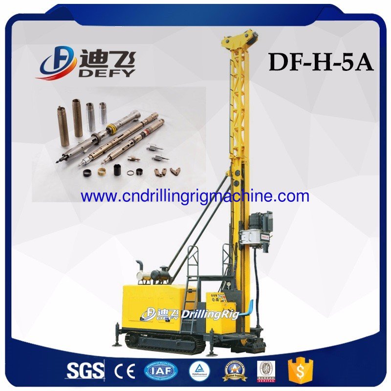 1500m Hydraulic Wire-line Core Drilling Rig DF-H-5A, Portable Diamond Core Drilling Rig with NQ Drilling Tools