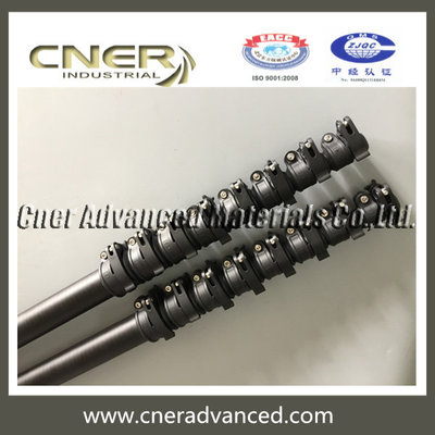 50 feet stiffness carbon fibre telescoping tube for water fed pole with clamps